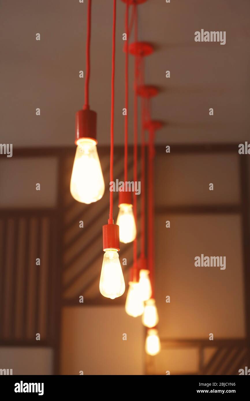 Electric lights shop interior hi-res stock photography and images - Alamy