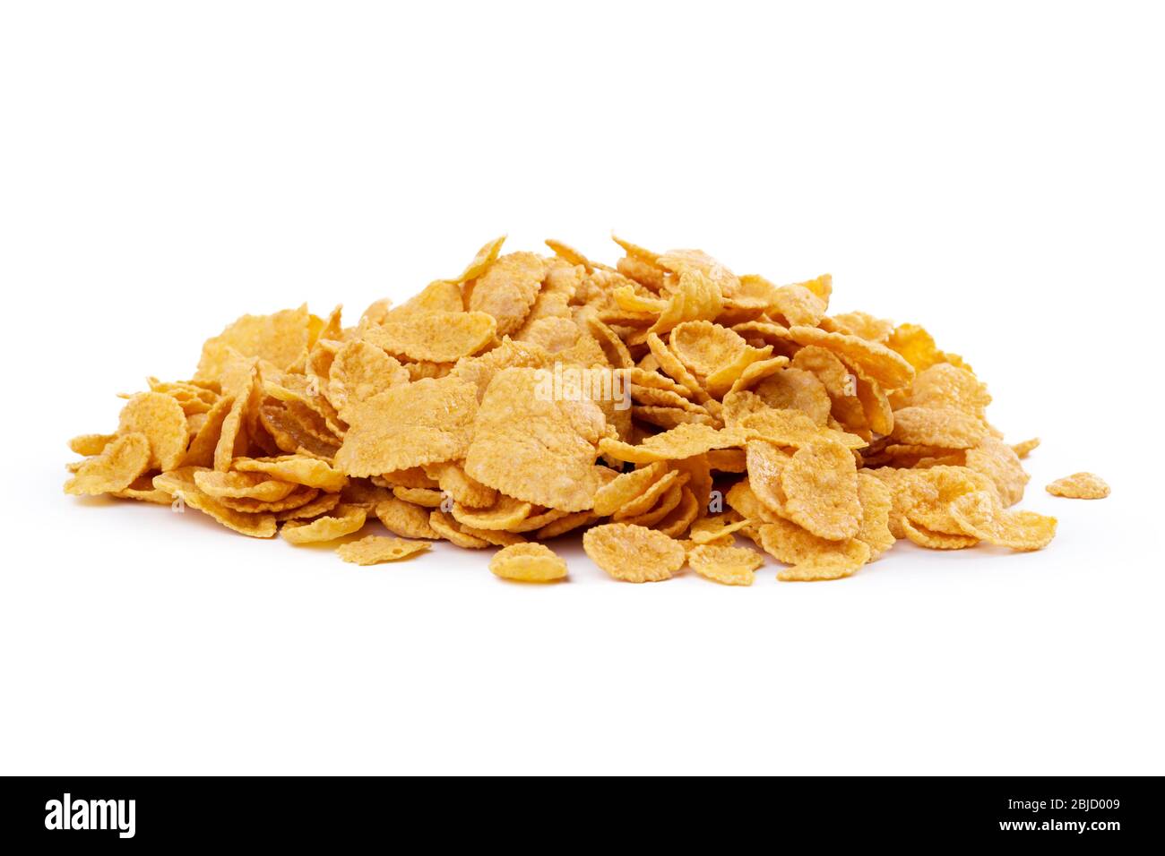 Corn flakes assortment isolated on white background Stock Photo - Alamy