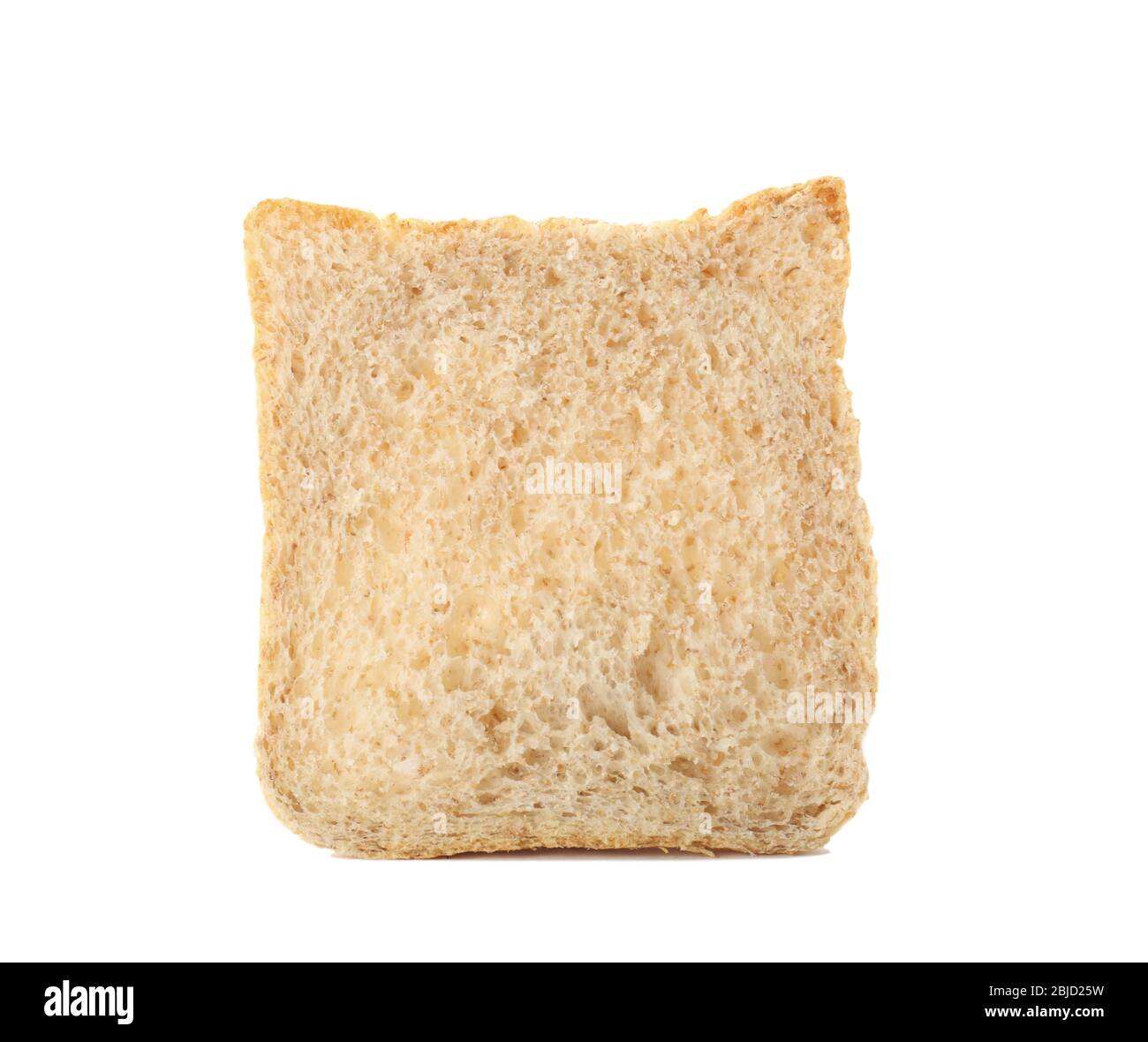 Slice of bread isolated on white Stock Photo - Alamy