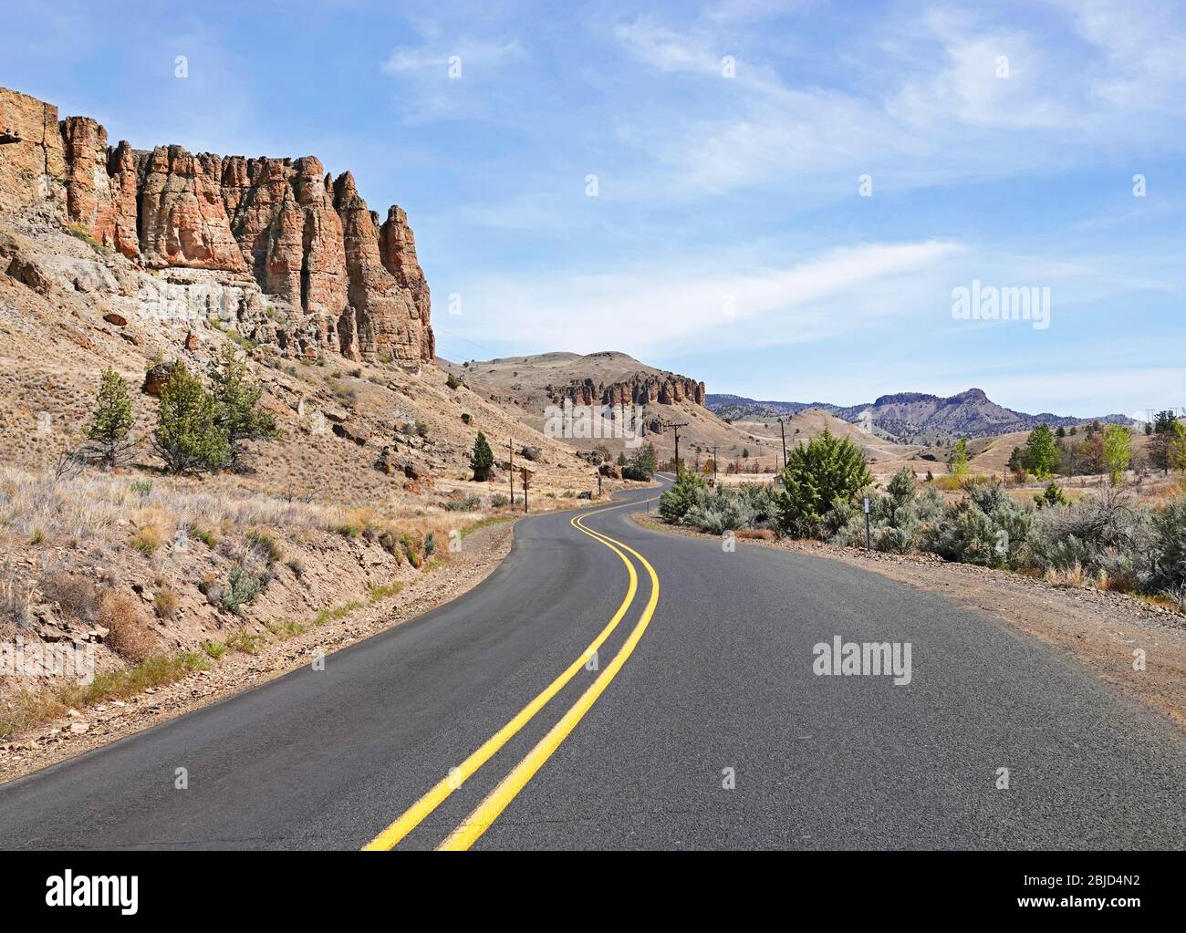 Clarno unit john day fossil hi-res stock photography and images - Alamy