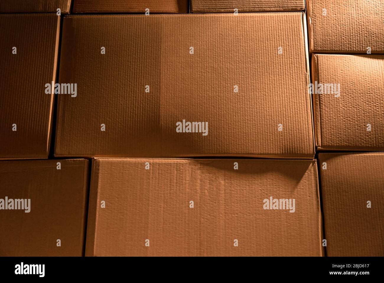 Cardboard boxes background Stock Photo - Alamy
