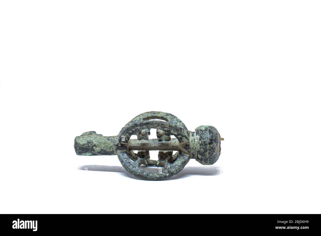 A real bronze age, 9th century, viking key found in Norway Stock Photo ...