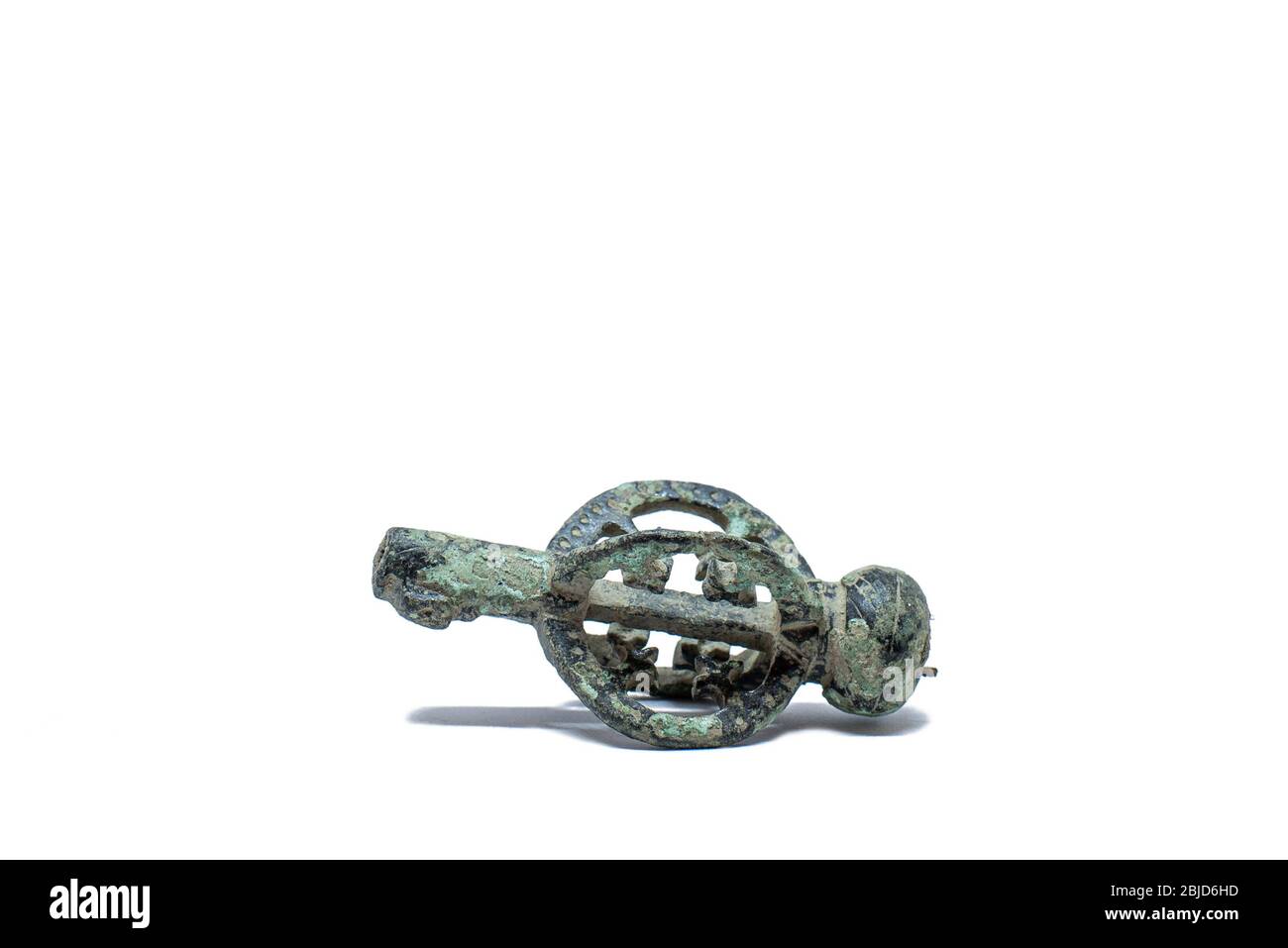A real bronze age, 9th century, viking key found in Norway Stock Photo ...