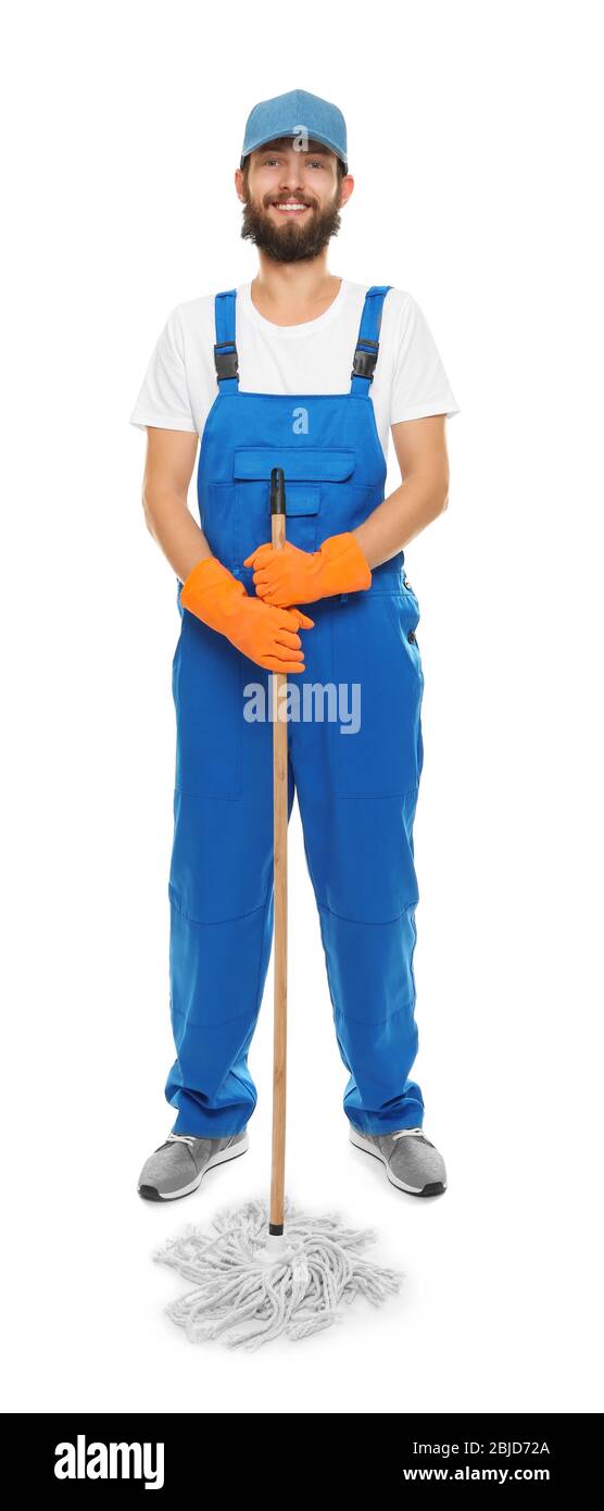 Man mop funny hi-res stock photography and images - Alamy