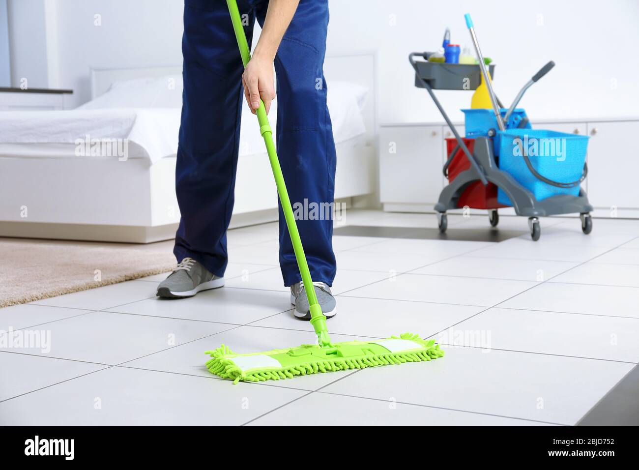 Home moping hi-res stock photography and images - Alamy