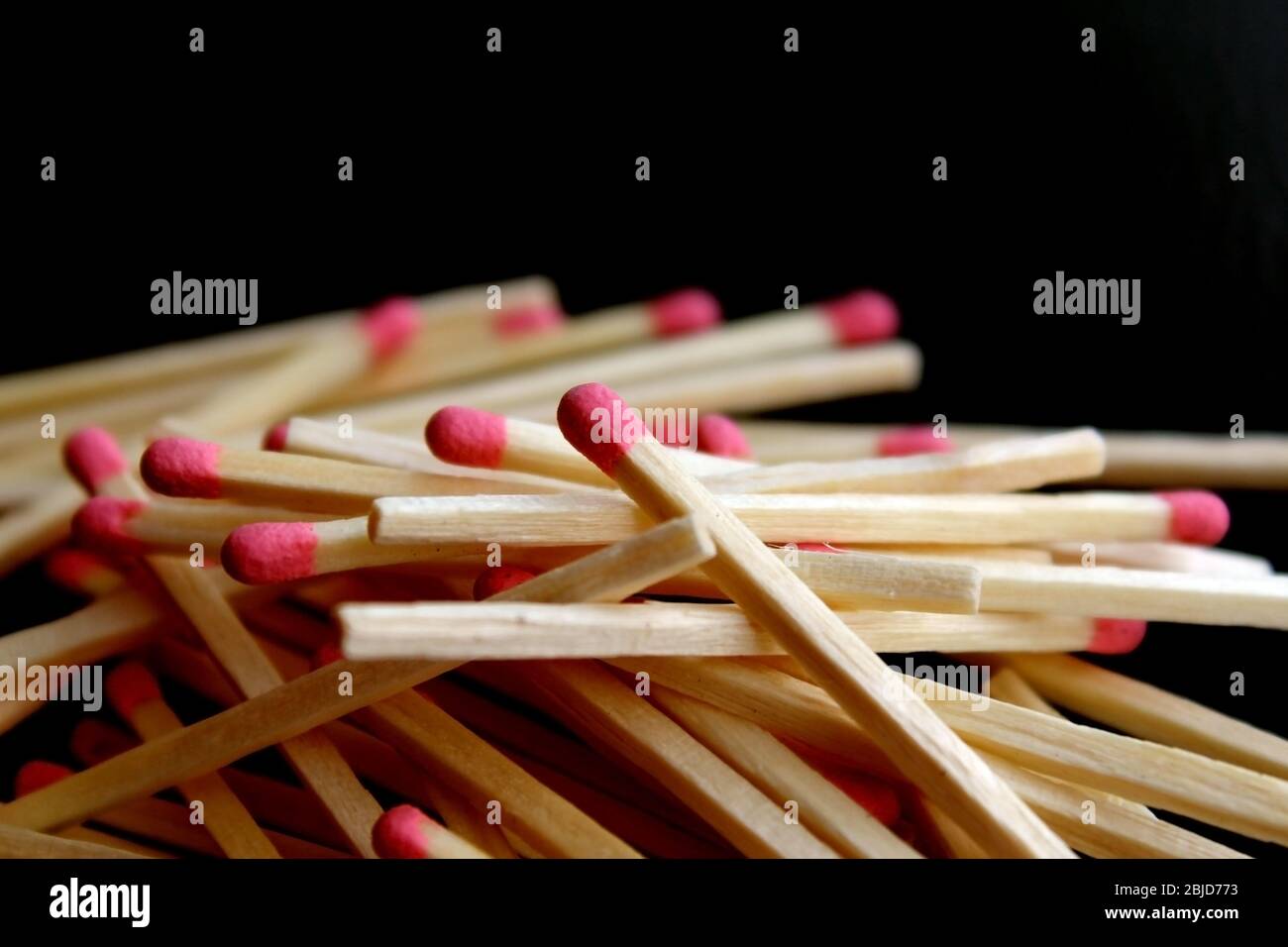 Matchsticks on black hi-res stock photography and images - Alamy