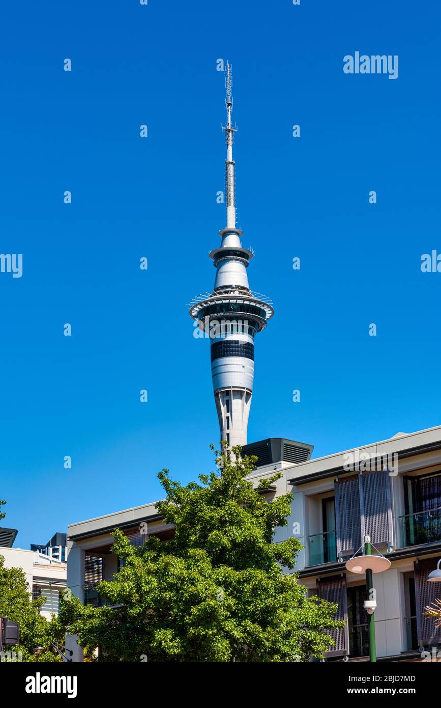 Auckland observation tower hi-res stock photography and images - Alamy
