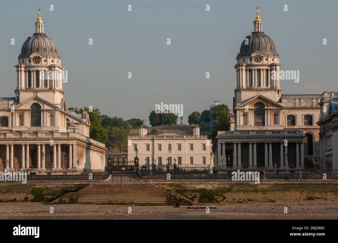 The Old Royal Naval College a UNESCO world heritage site on the banks ...