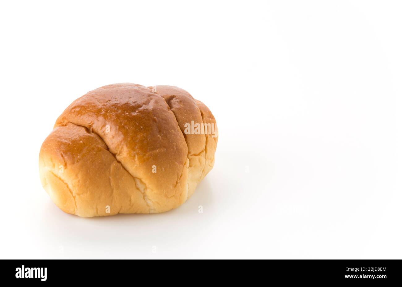 bread roll on white background Stock Photo - Alamy
