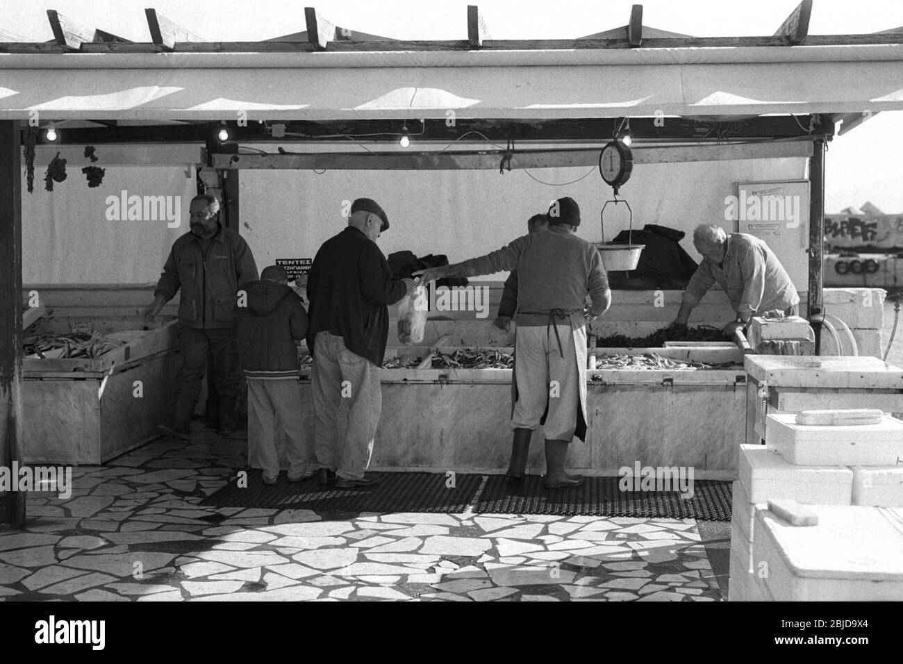 Market dock Black and White Stock Photos & Images - Alamy