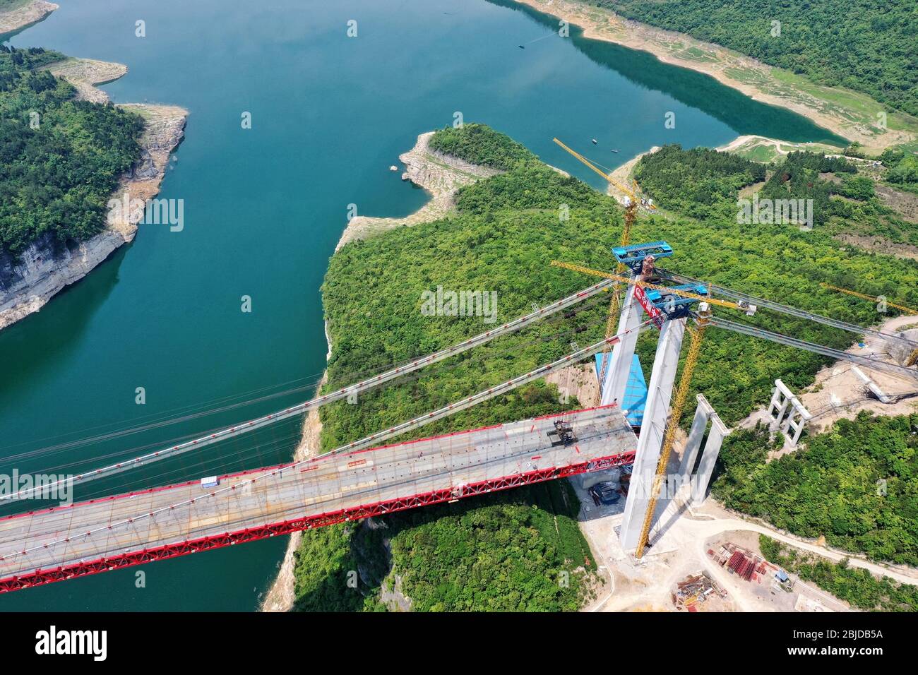 Yuqing. 29th Apr, 2020. Aerial photo taken on April 29, 2020 shows the ...