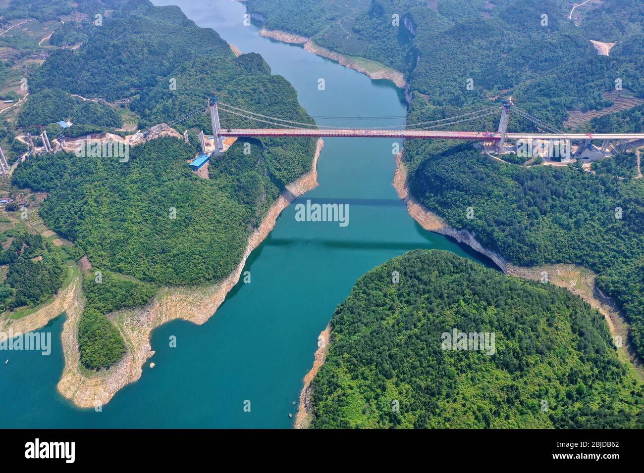 Yuqing. 29th Apr, 2020. Aerial photo taken on April 29, 2020 shows the ...