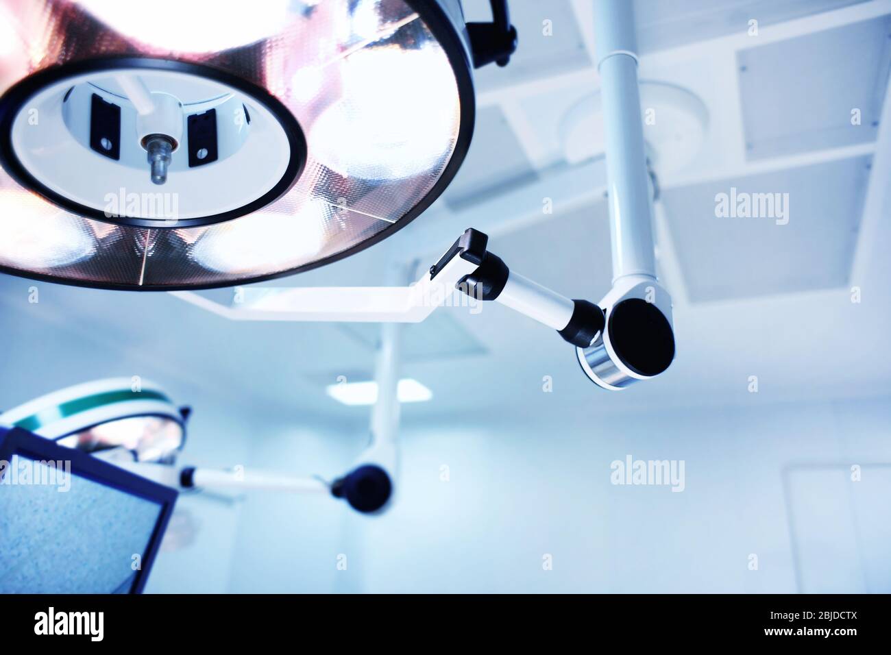 Lamp in operating room, closeup Stock Photo - Alamy