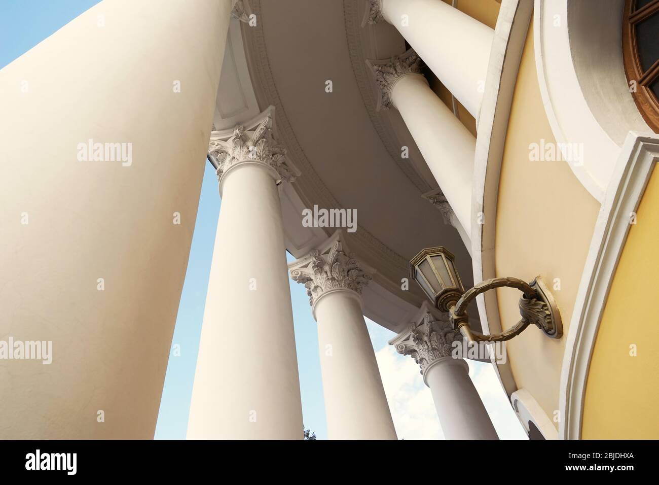 Design of building in neoclassical style Stock Photo - Alamy