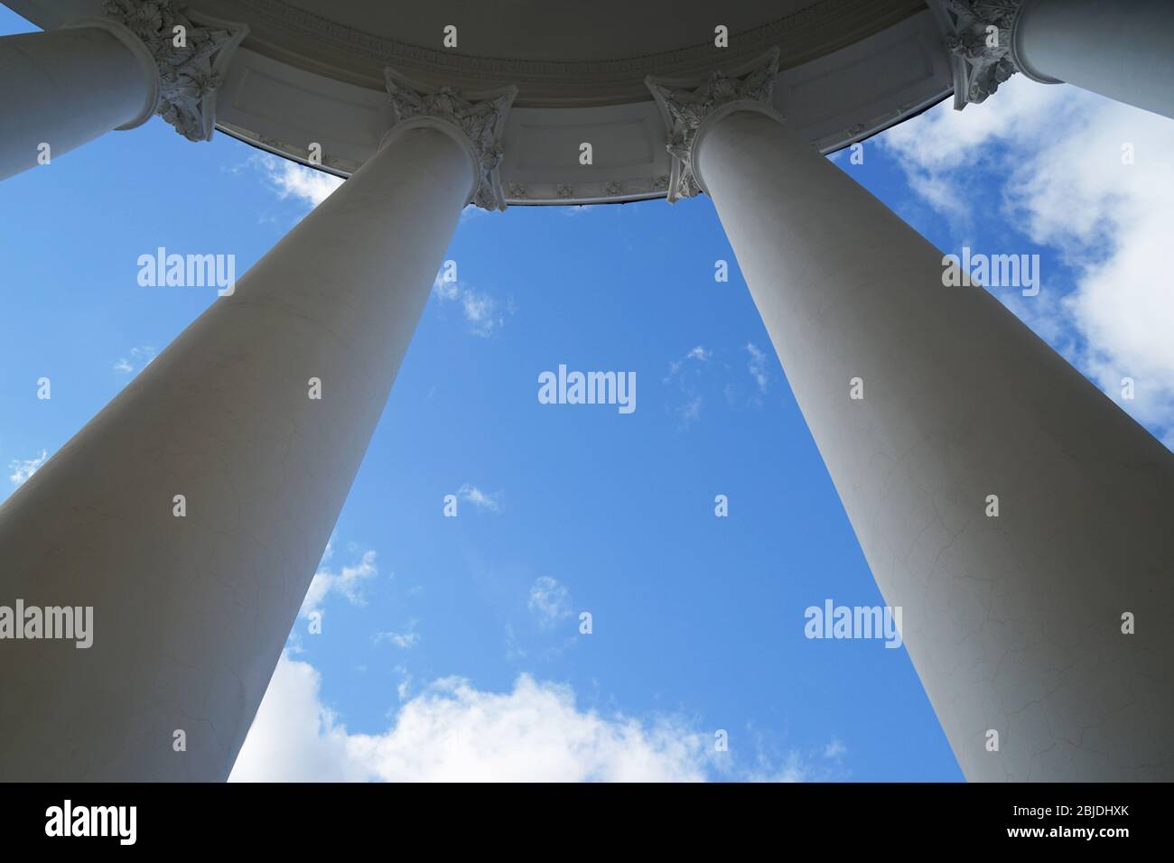 Design of building in neoclassical style Stock Photo - Alamy