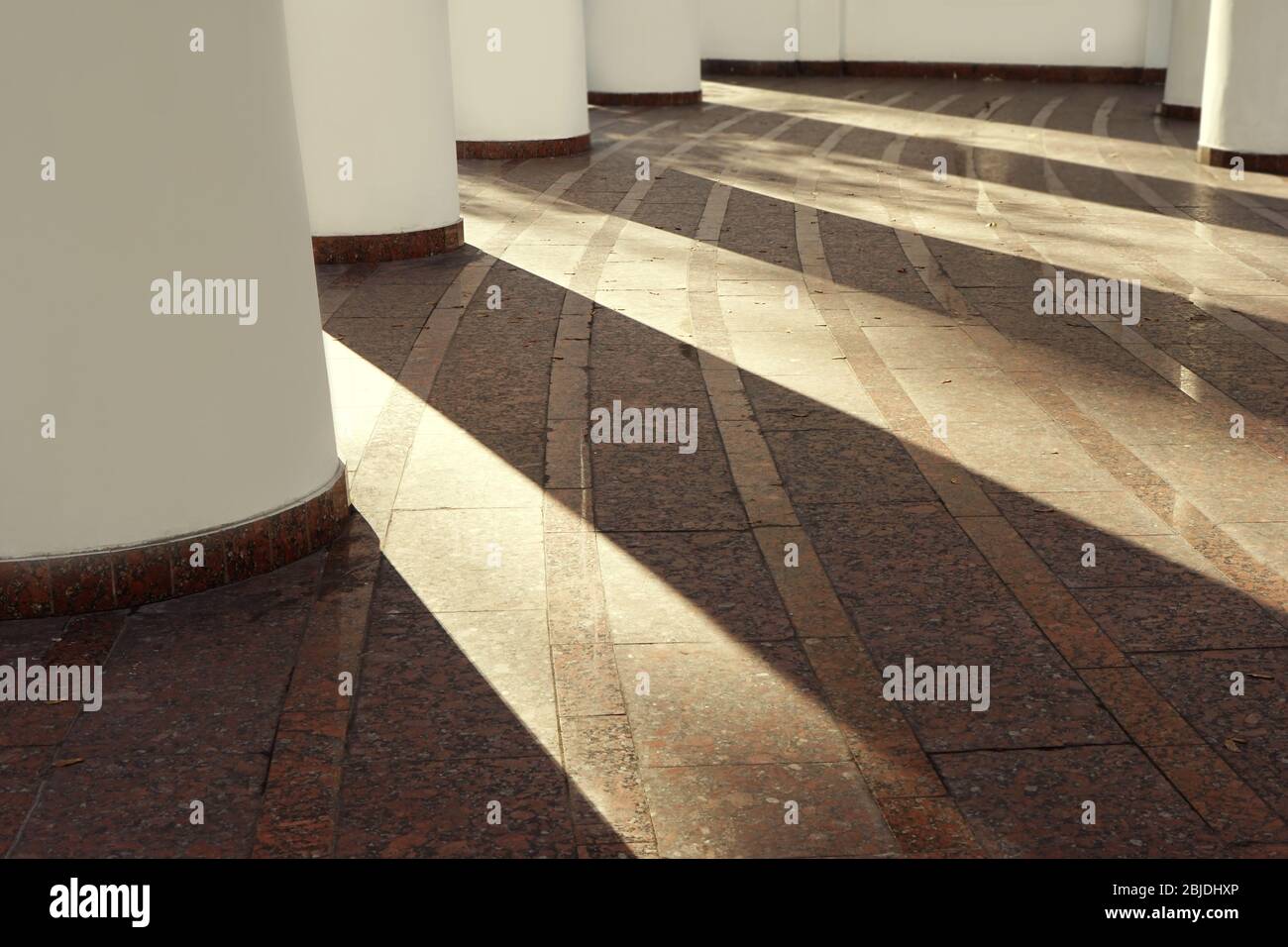 Stone floor of building in neoclassical style Stock Photo - Alamy