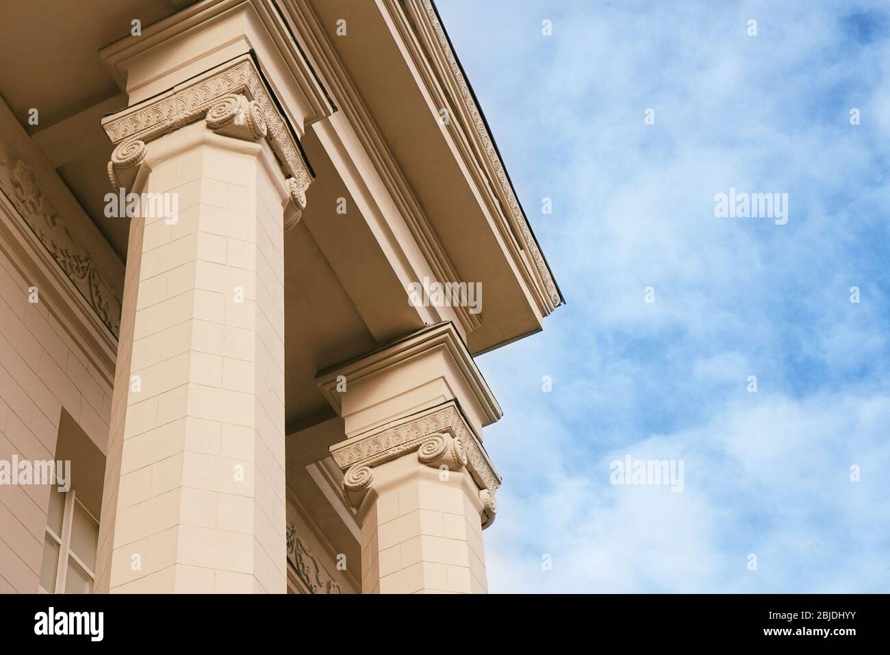 Design of building in neoclassical style Stock Photo - Alamy