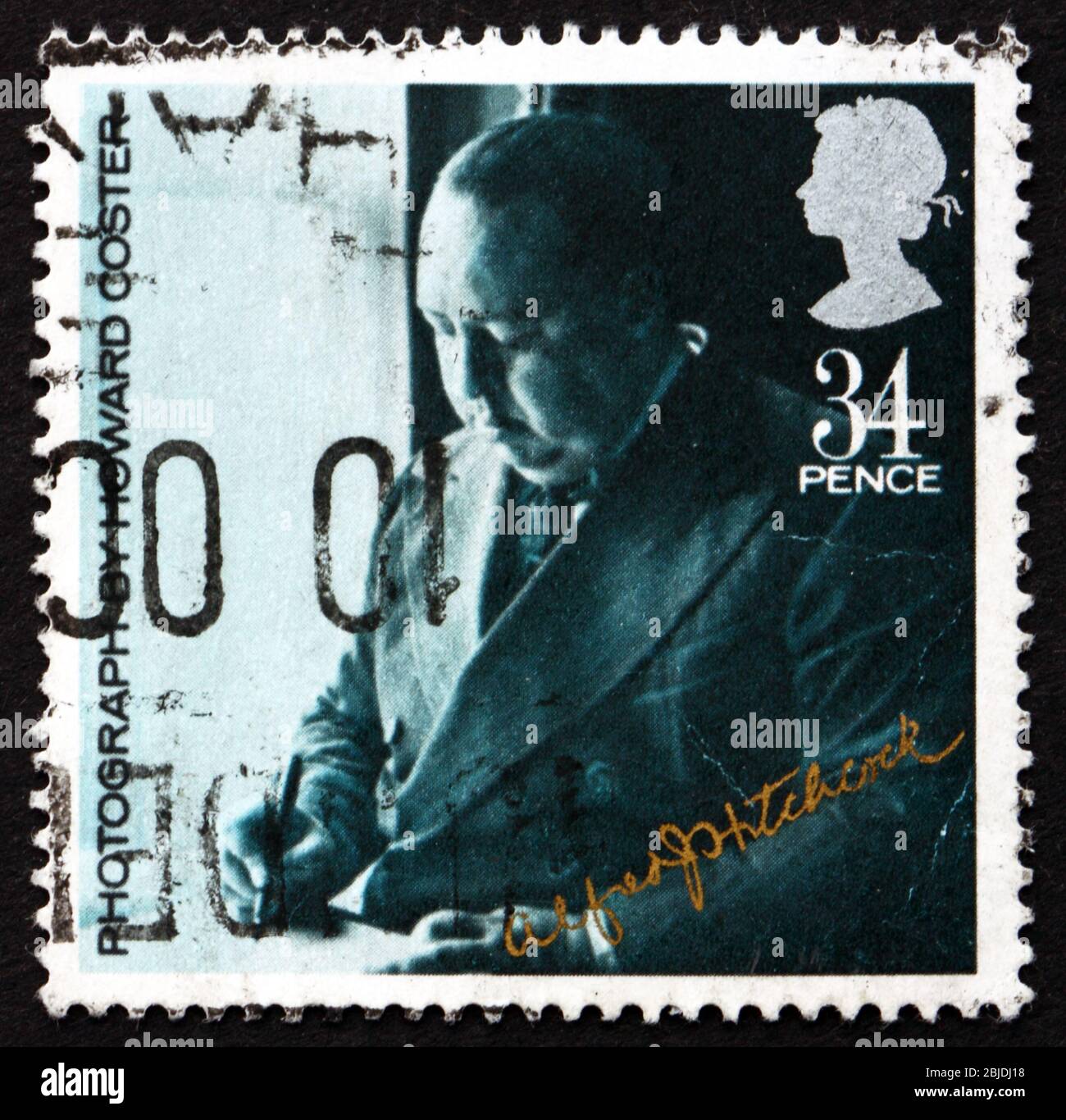 GREAT BRITAIN - CIRCA 1985: a stamp printed in Great Britain shows Sir ...