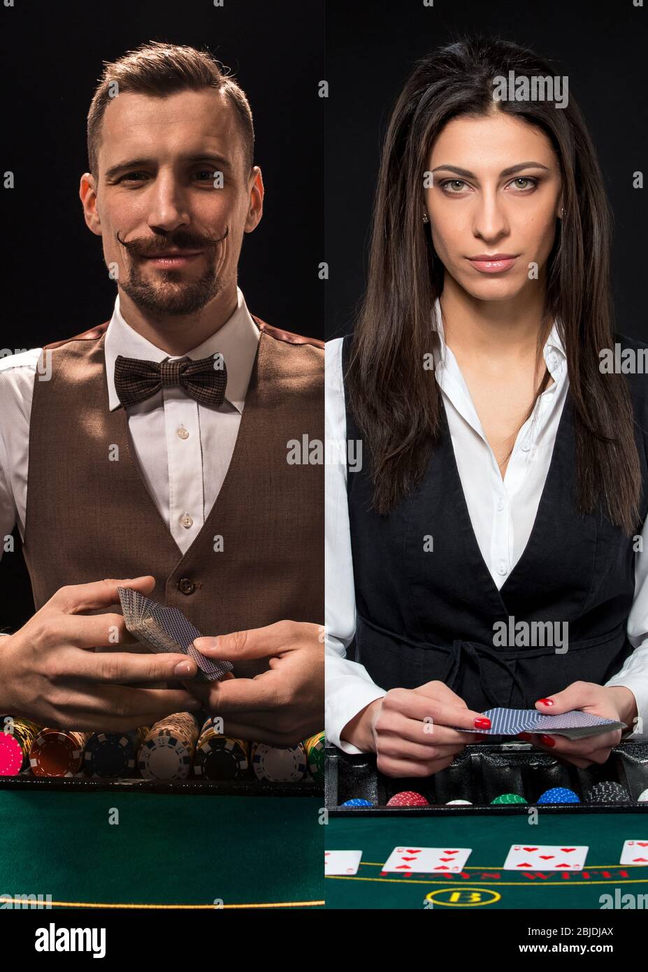 Croupiers hi-res stock photography and images - Alamy