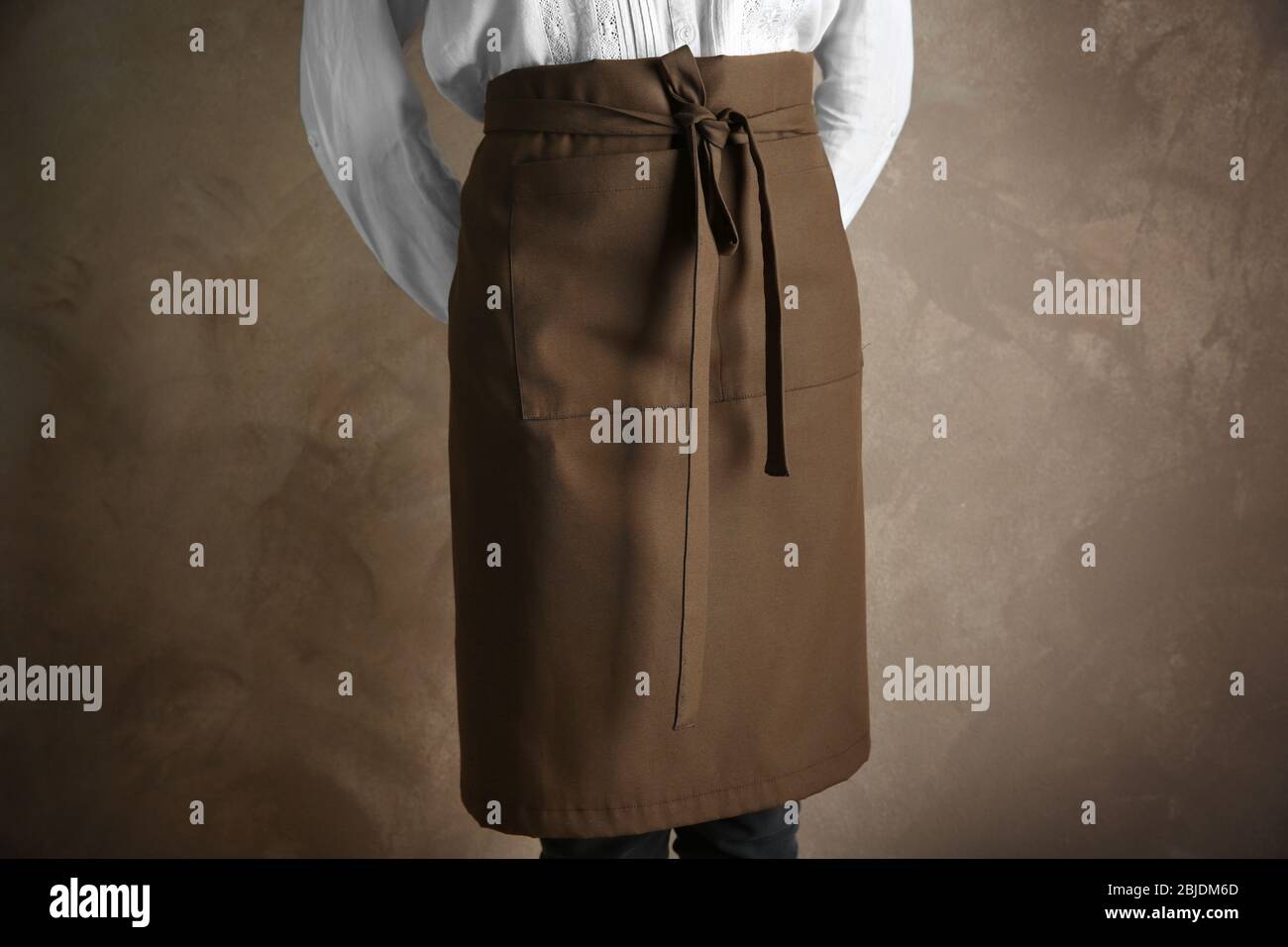 Female café server wearing hi-res stock photography and images - Alamy