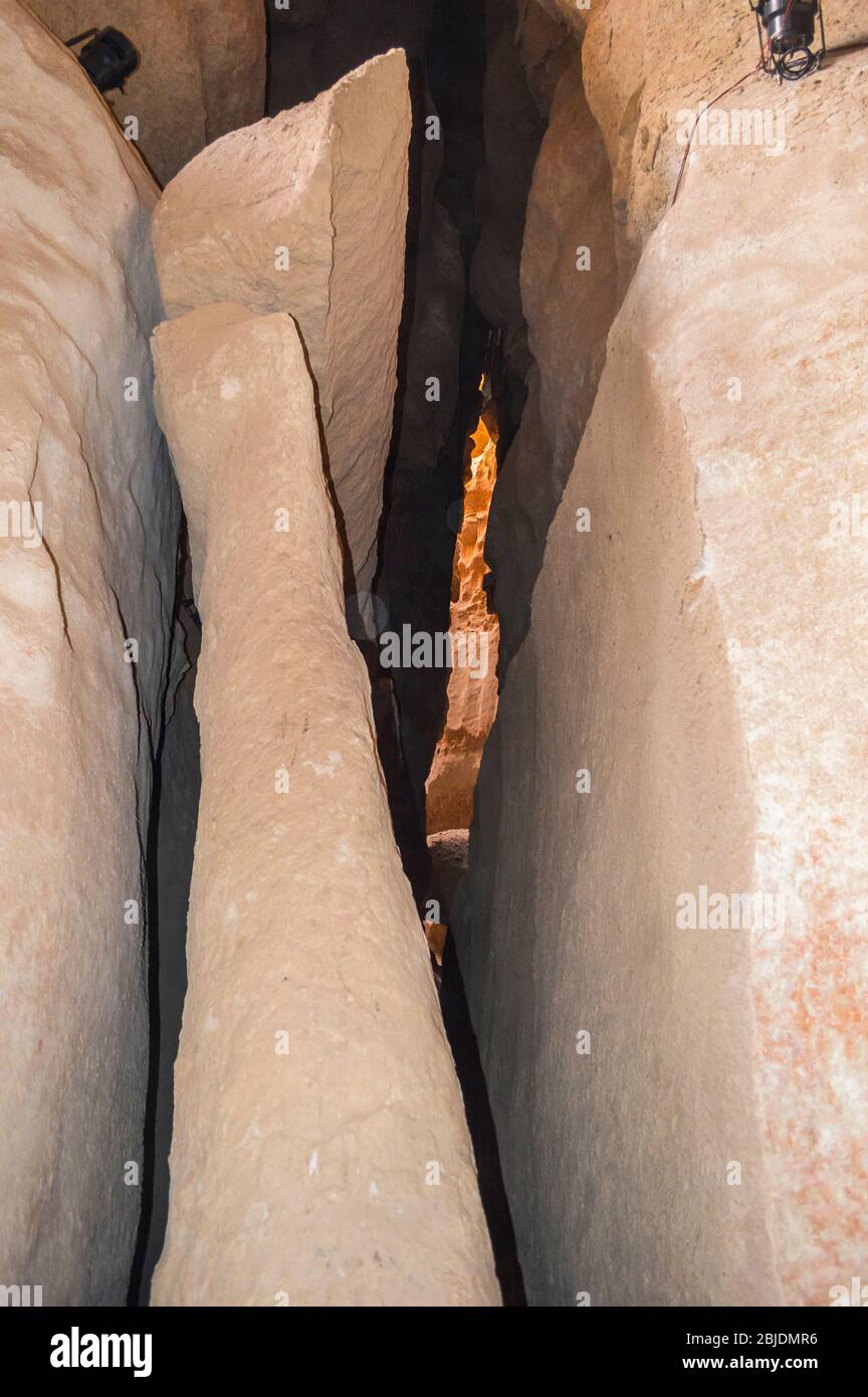 Natural formation of rocks and caves at Al Hasa eastern region of Saudi ...