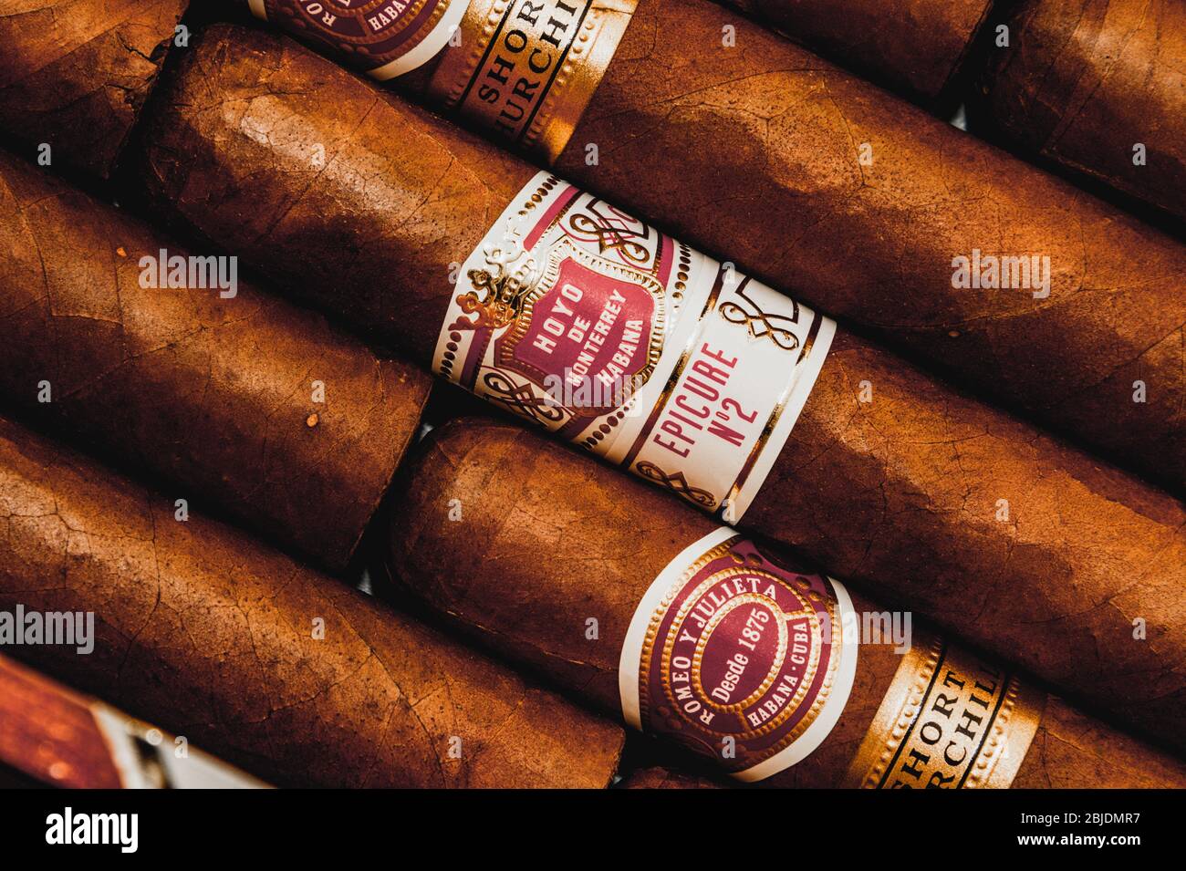 Cigars: Cuban Cigars. Romeo y Julieta and Hoyo de Monterrey. Hand ...