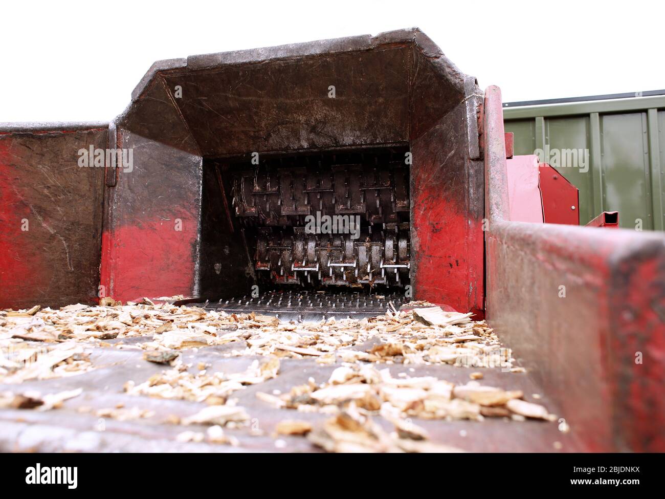 Chip grinder machine, closeup Stock Photo - Alamy