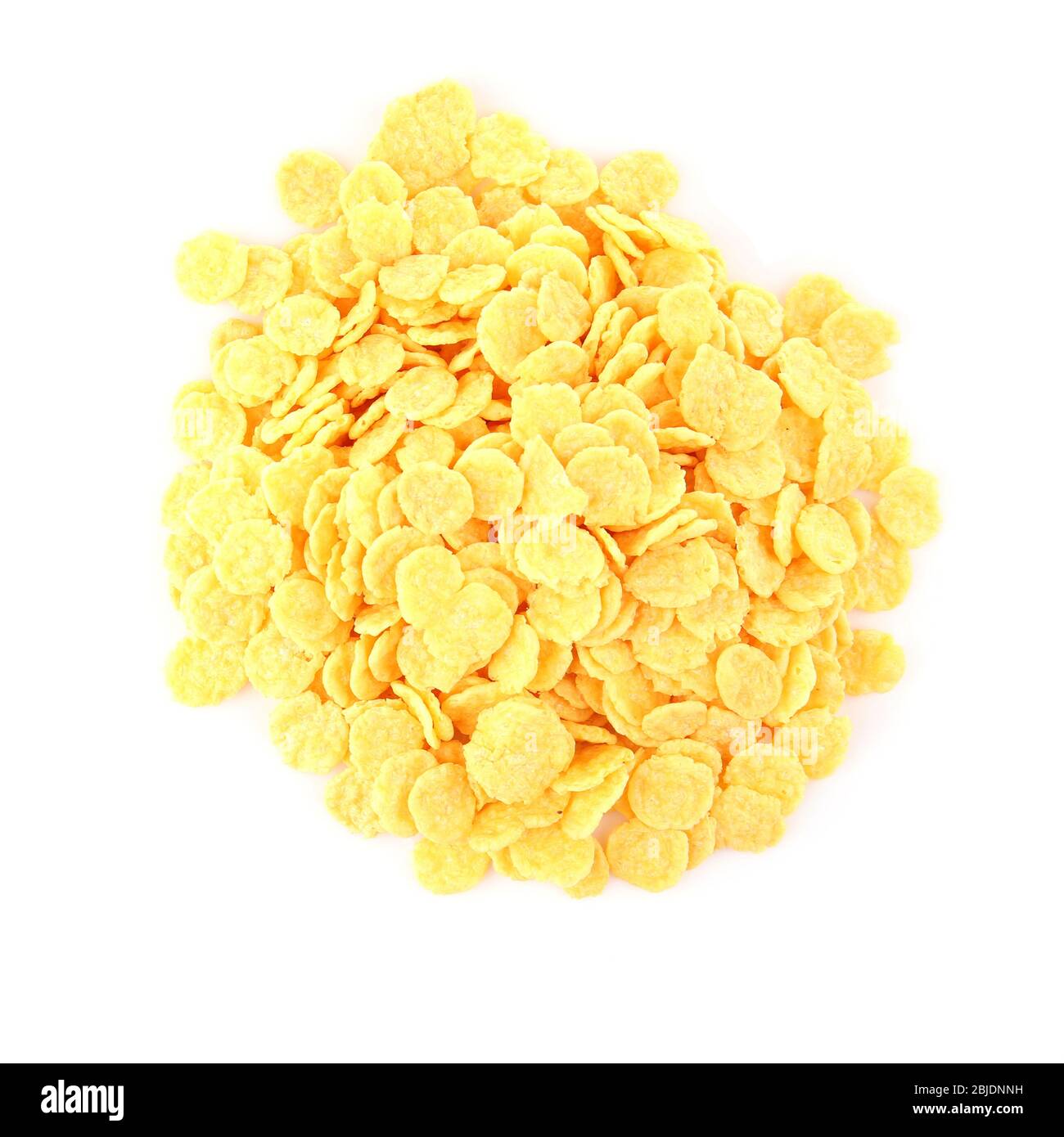 Crispy cornflakes top view Cut Out Stock Images & Pictures - Alamy
