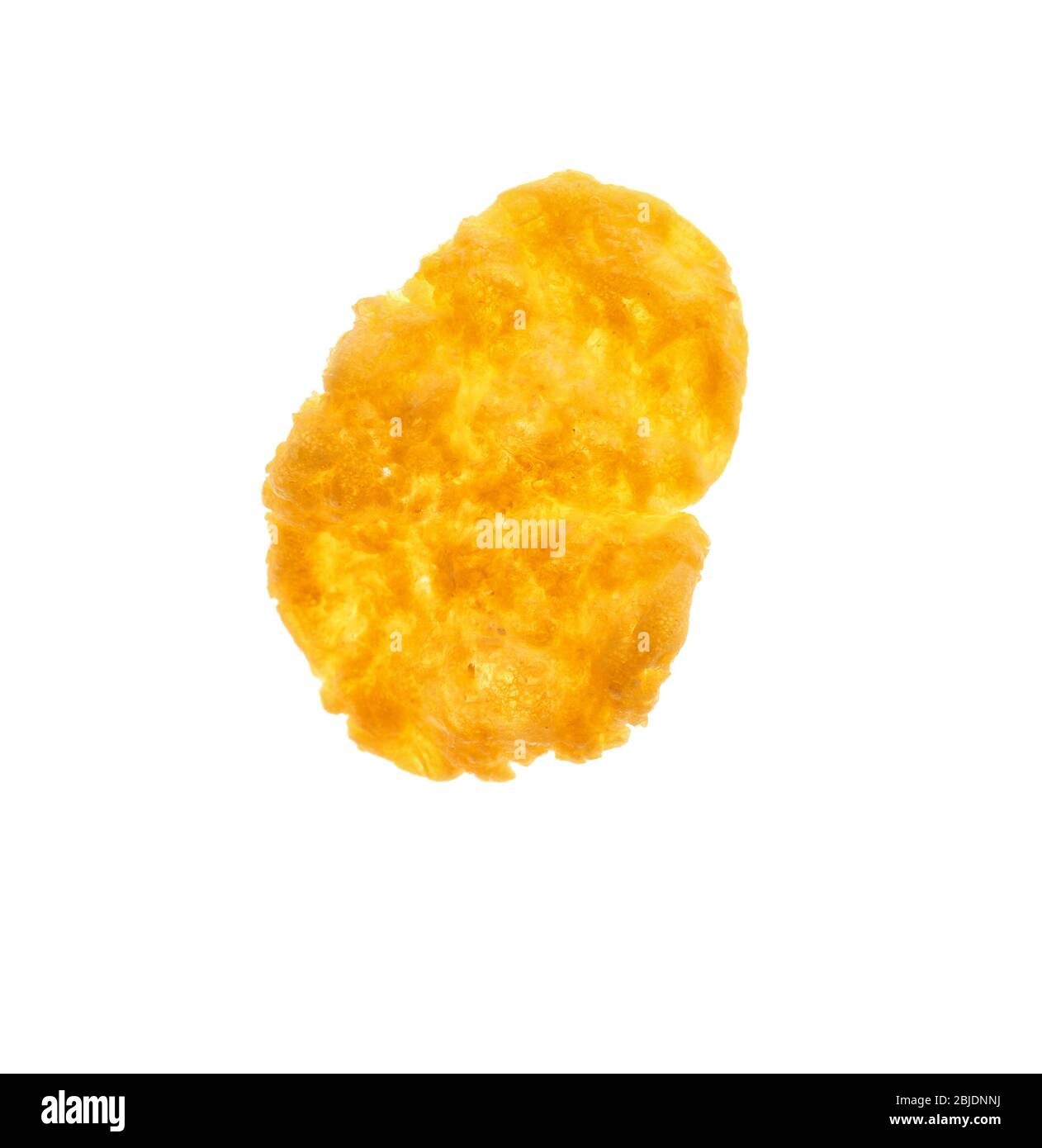 Corn flake isolated on white Stock Photo - Alamy