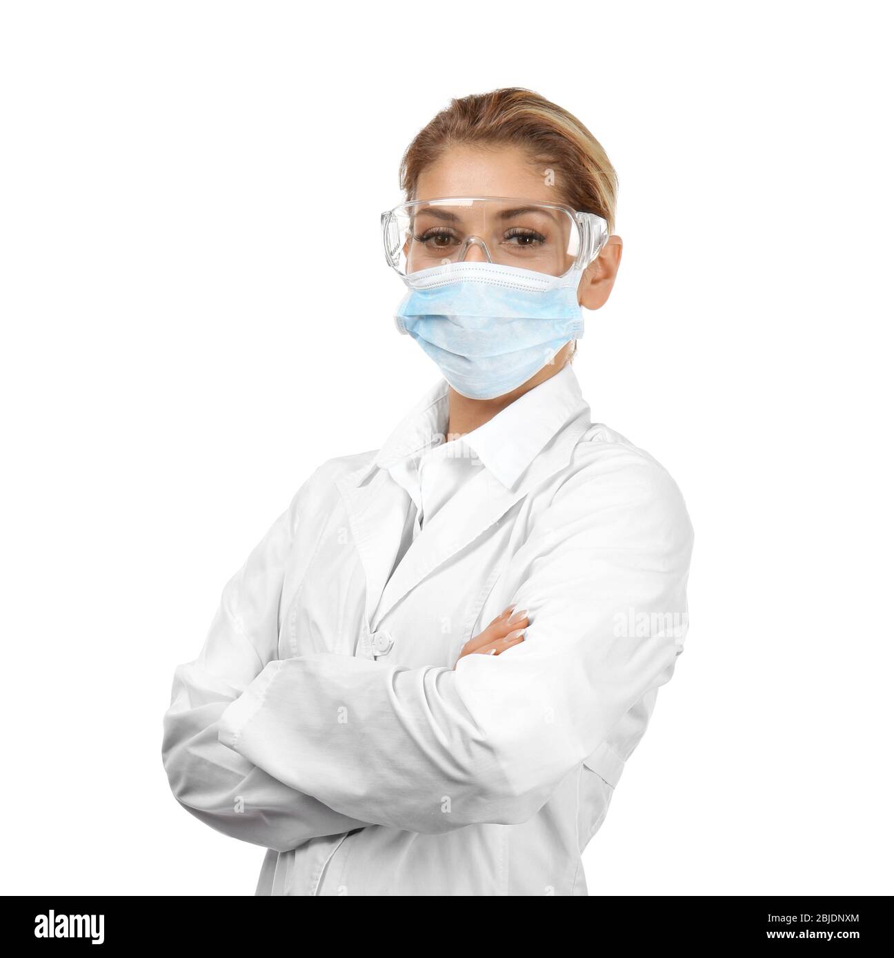 Scientist doctor glasses wearing lab coat hi-res stock photography and ...