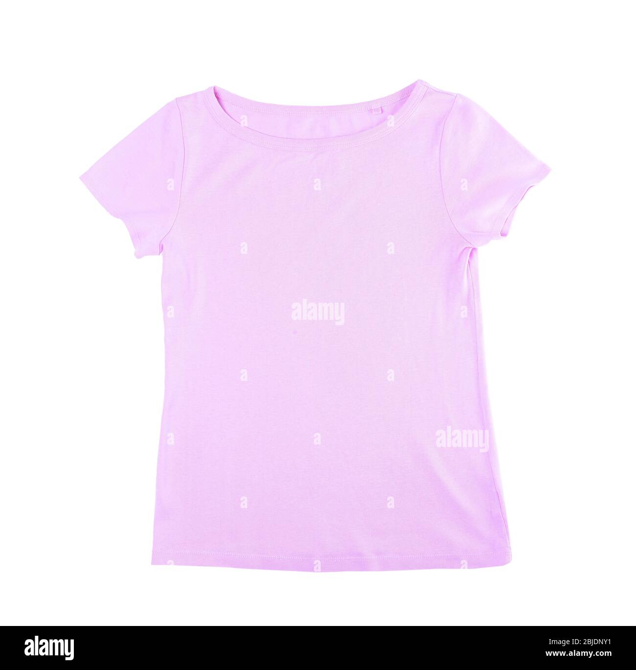 Color blank t-shirt on white background Stock Photo - Alamy