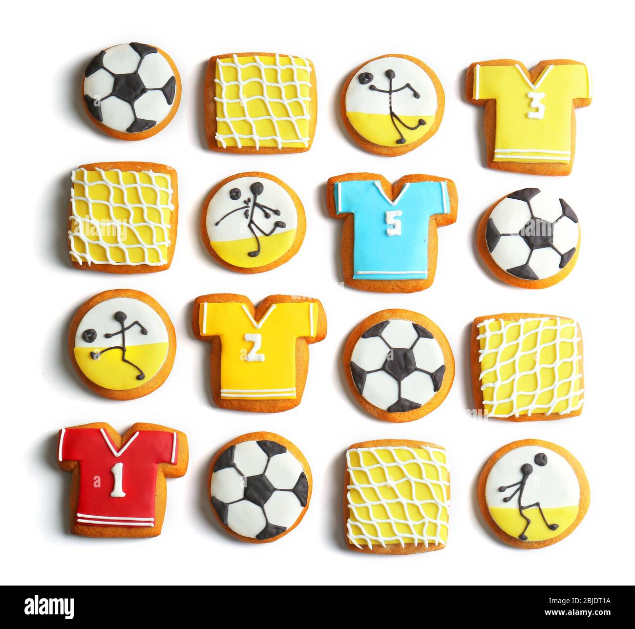 Football cookies Cut Out Stock Images & Pictures - Alamy
