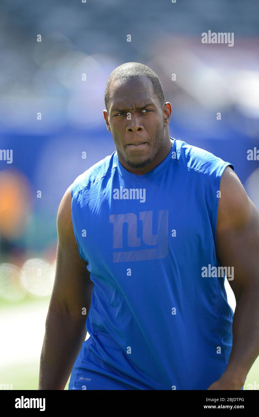 16 September 2012: New York Giants guard Kevin Boothe (77) during a ...