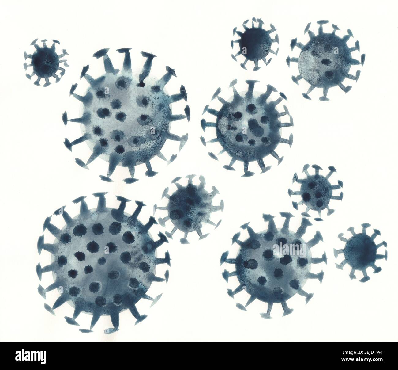 Illustration drawing of the coronavirus hi-res stock photography and ...