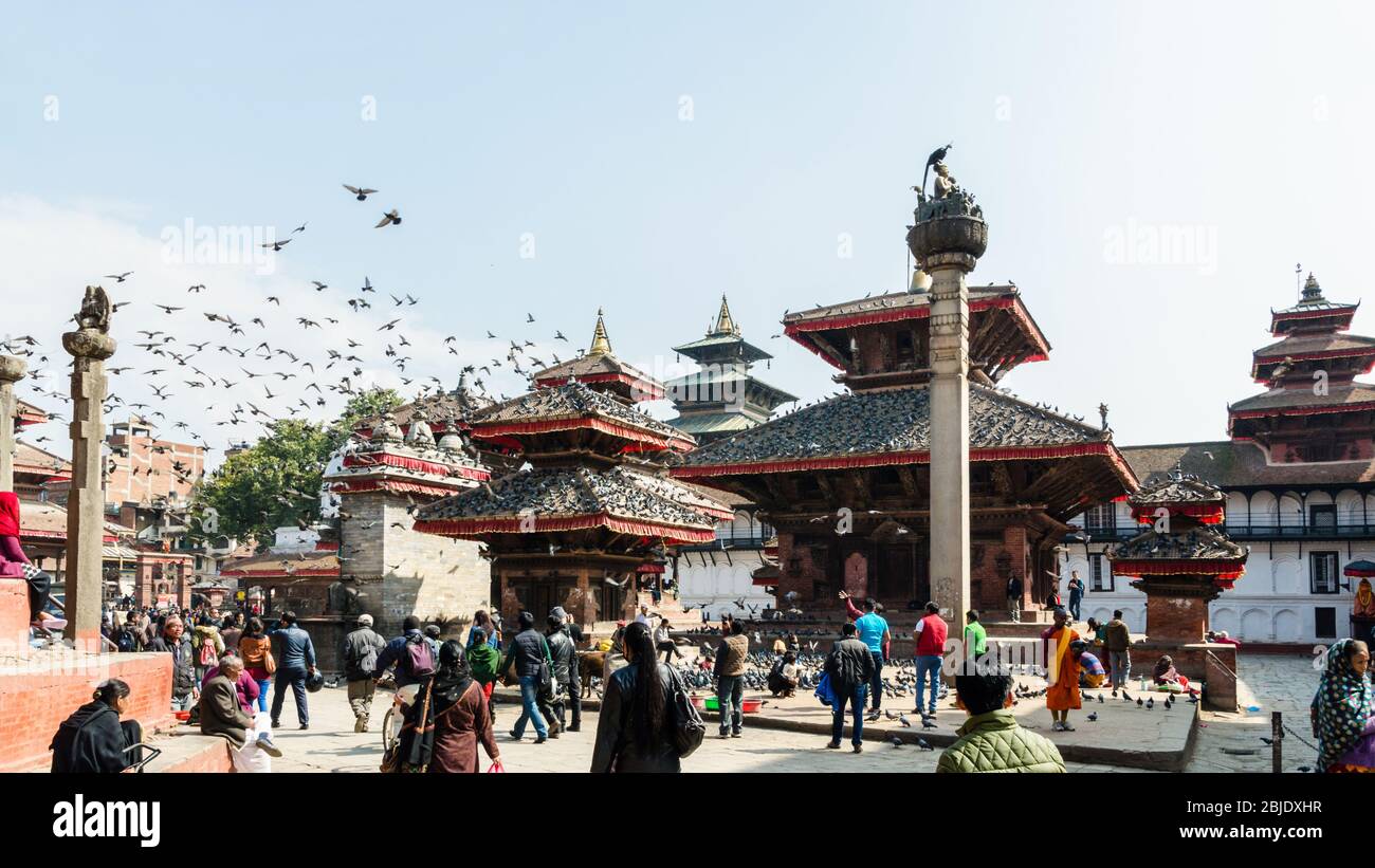 Basantapur durbar hindu hi-res stock photography and images - Alamy