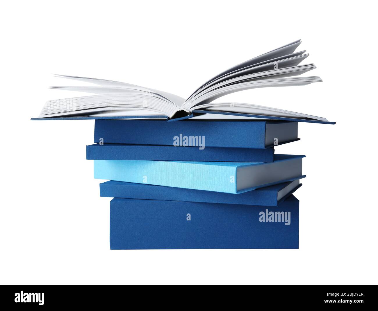 Blank book open spine template on white hi-res stock photography and ...