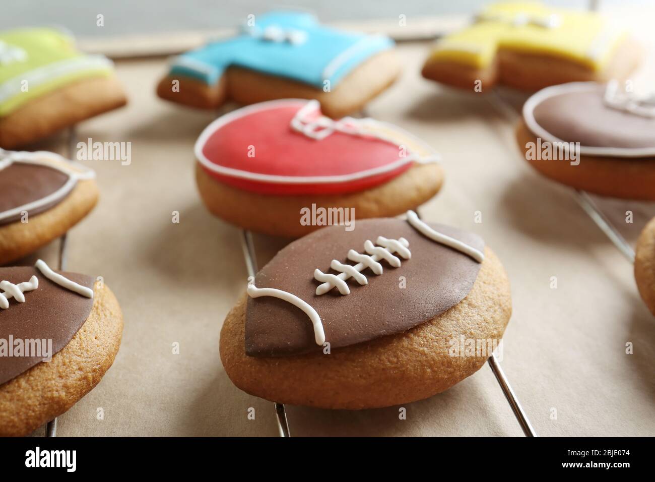 Football cookies hi-res stock photography and images - Alamy