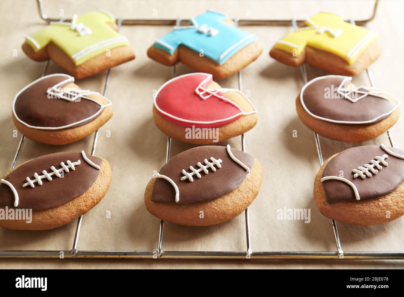 Football cookies hi-res stock photography and images - Alamy