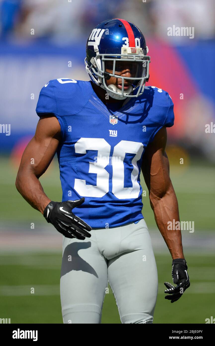 16 September 2012: New York Giants defensive back Justin Tryon (30 ...