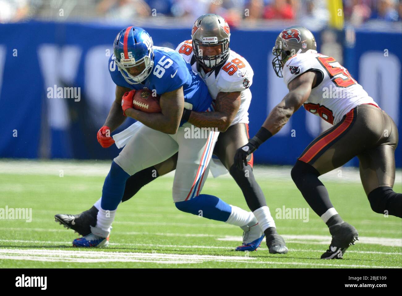 16 September 2012: New York Giants tight end Martellus Bennett (85 ...
