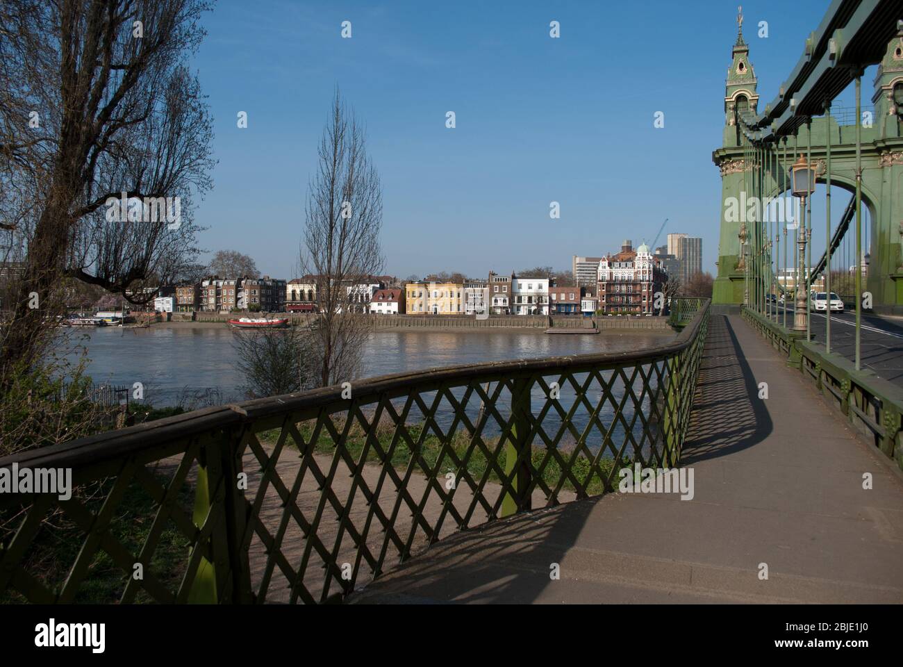 Suspension Bridge Victorian Architecture Engineering Green Gold ...