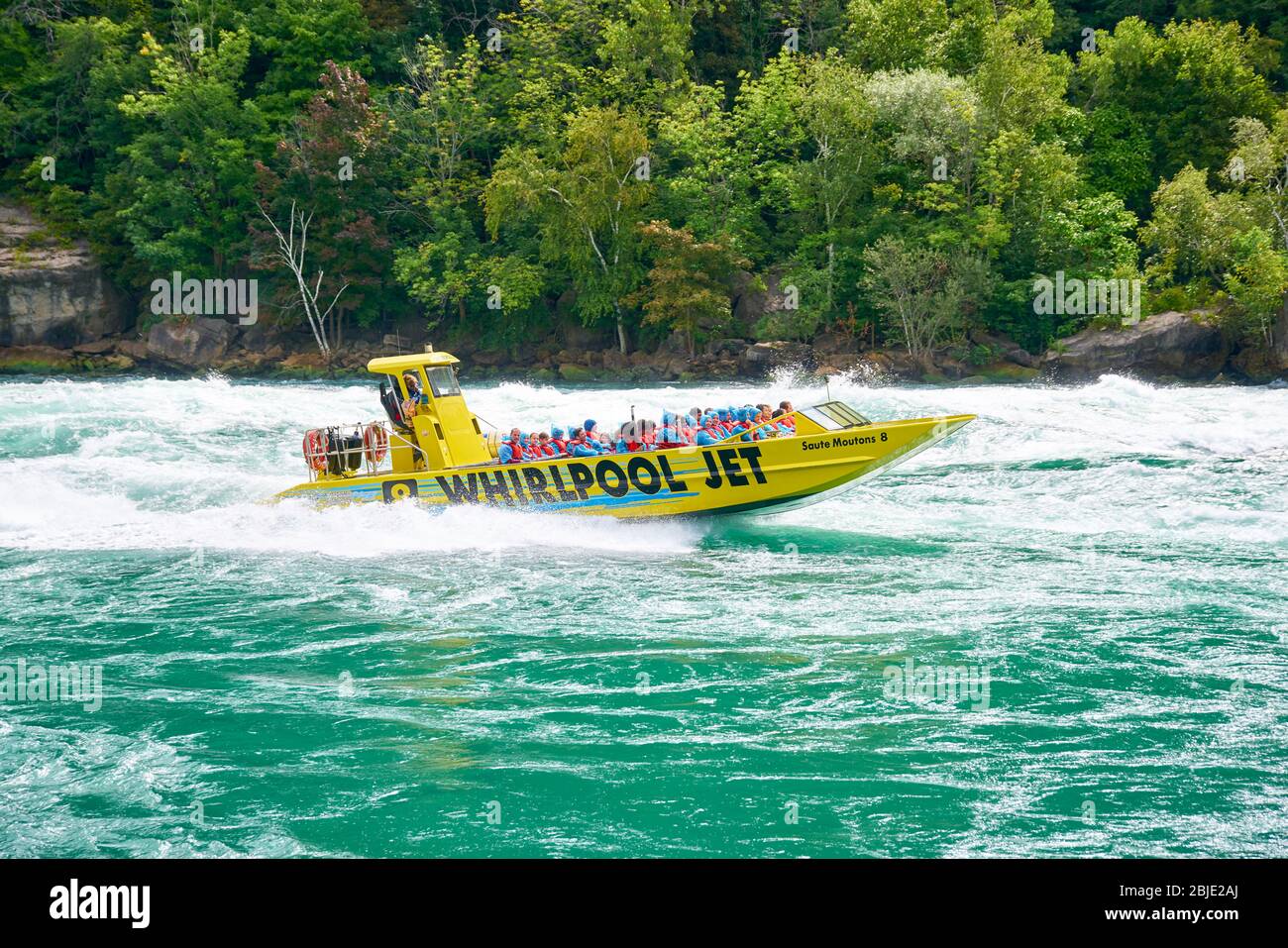 Speed Boat In The River Stock Photo Alamy