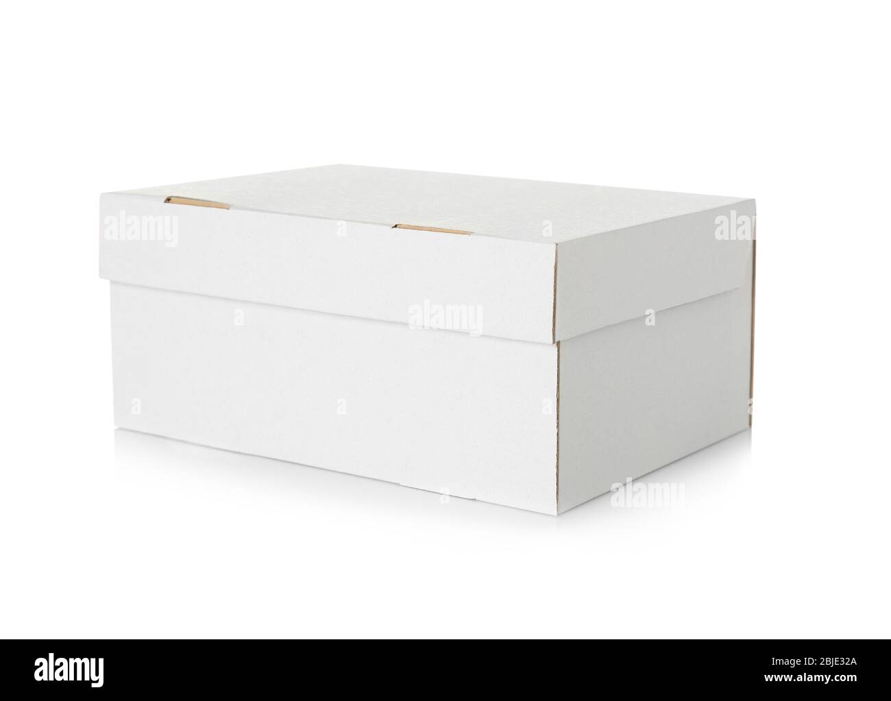 Cardboard box on white background Stock Photo - Alamy