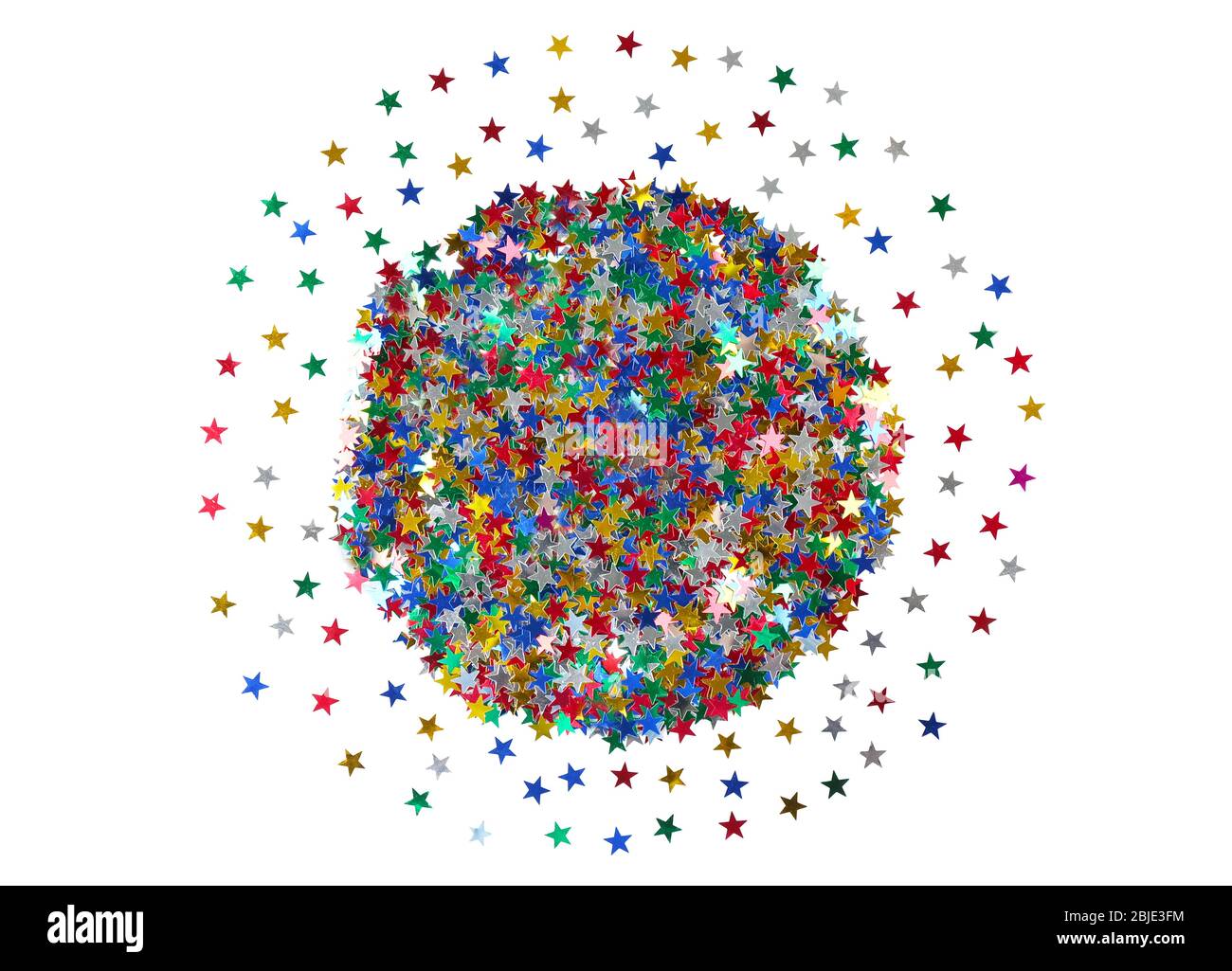 Abstract party confetti stars Cut Out Stock Images & Pictures - Alamy