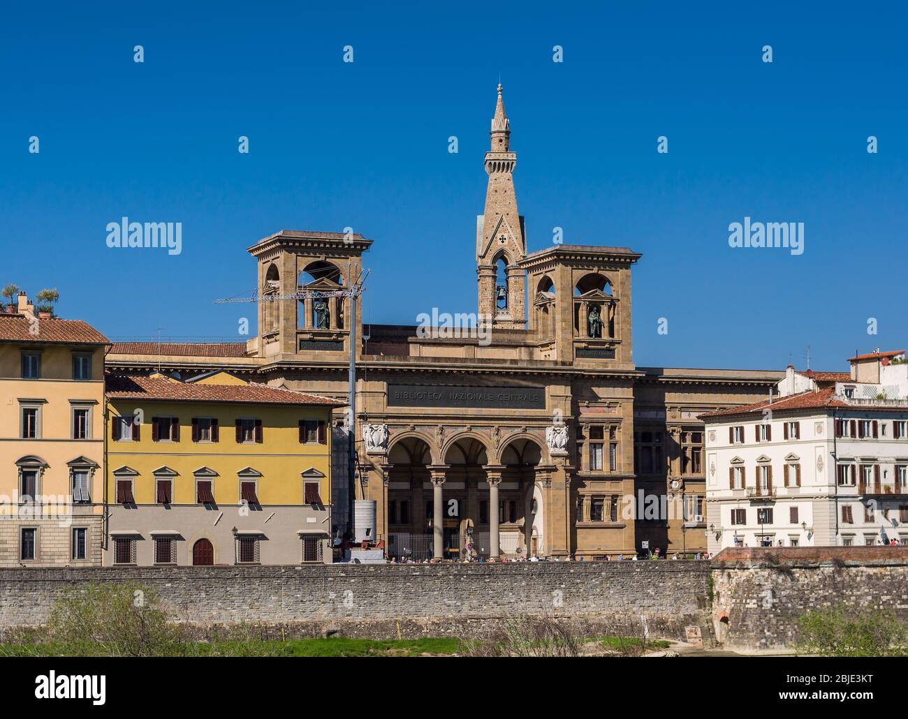 FLORENCE, ITALY - APRIL 14, 2013: National Central Library (Biblioteca ...