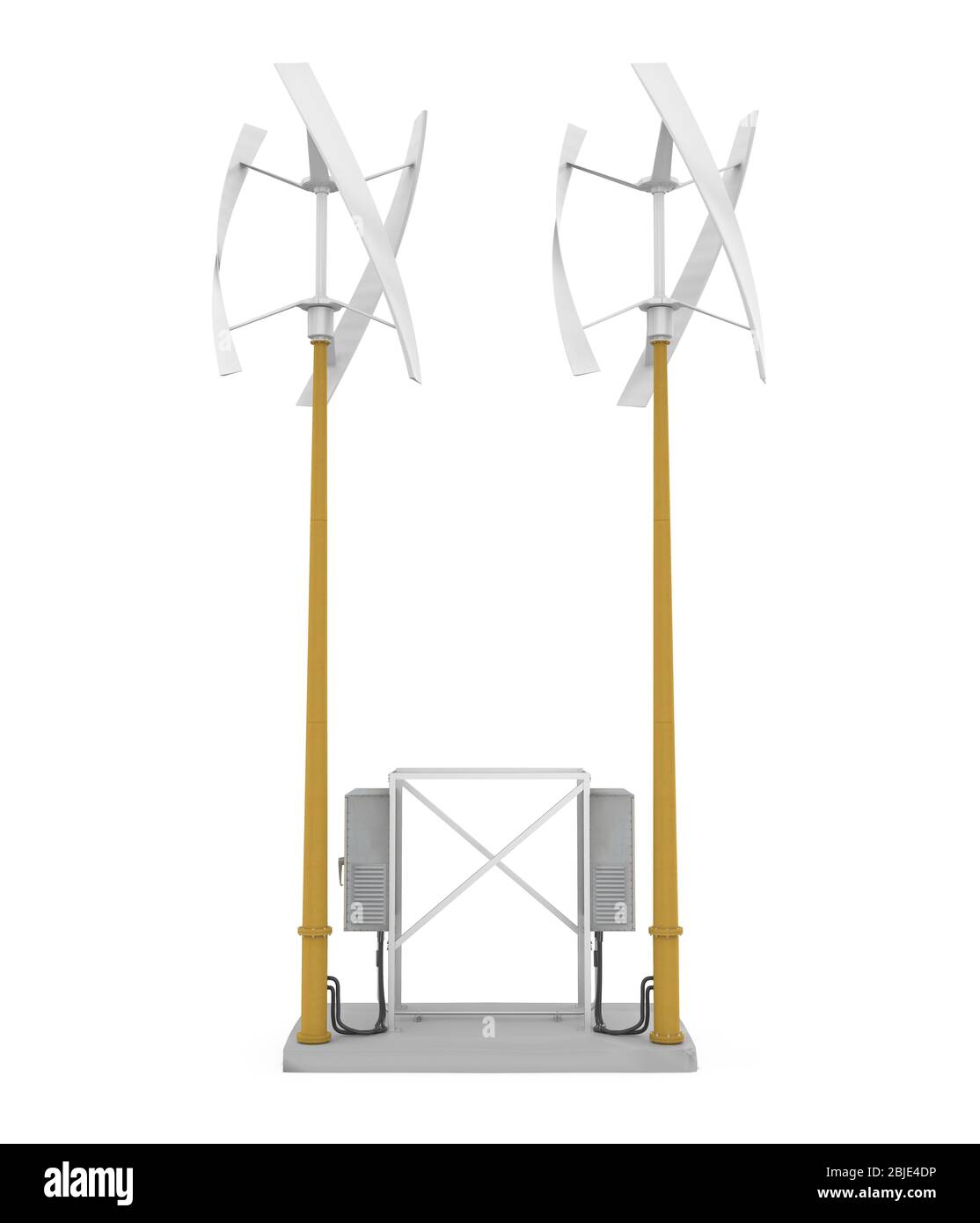 Windpower turbine spinning Cut Out Stock Images & Pictures - Alamy