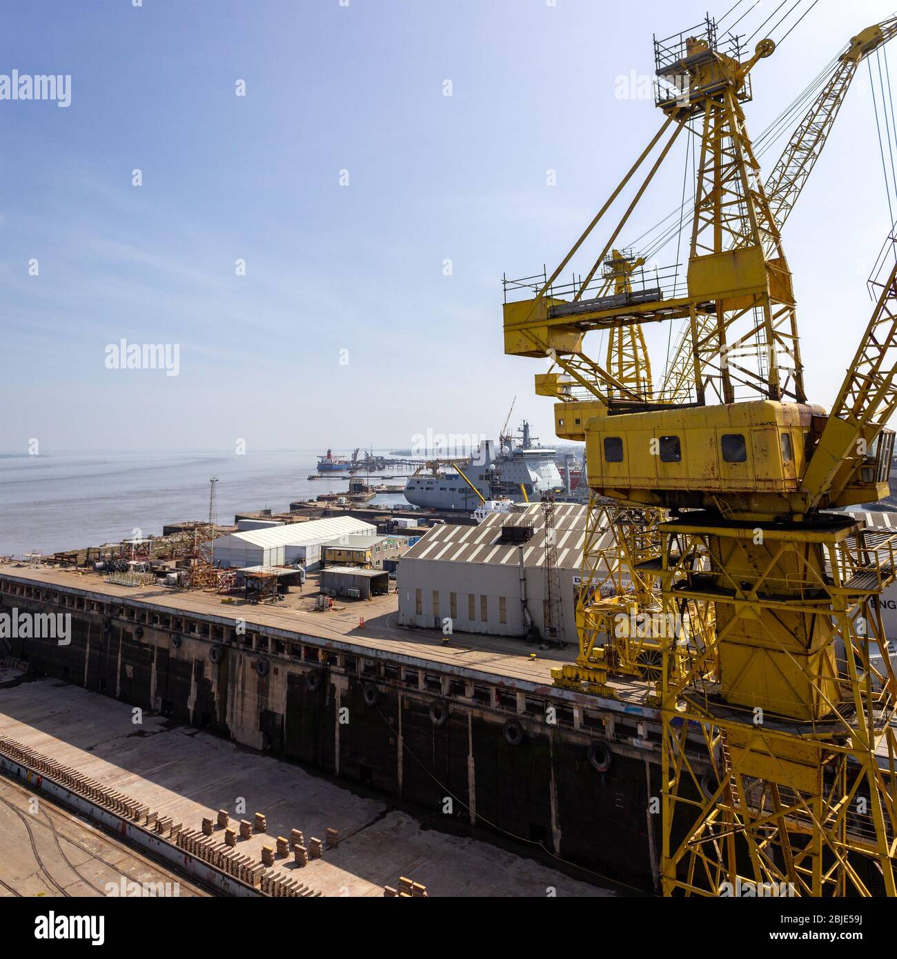 Craft vessel dry dock shipyard hi-res stock photography and images - Alamy