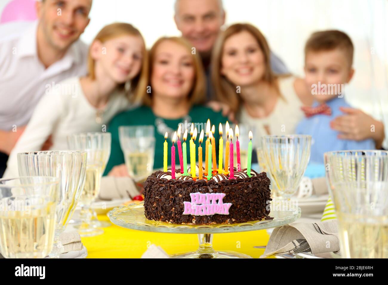 Old generation birthday cake hi-res stock photography and images - Alamy