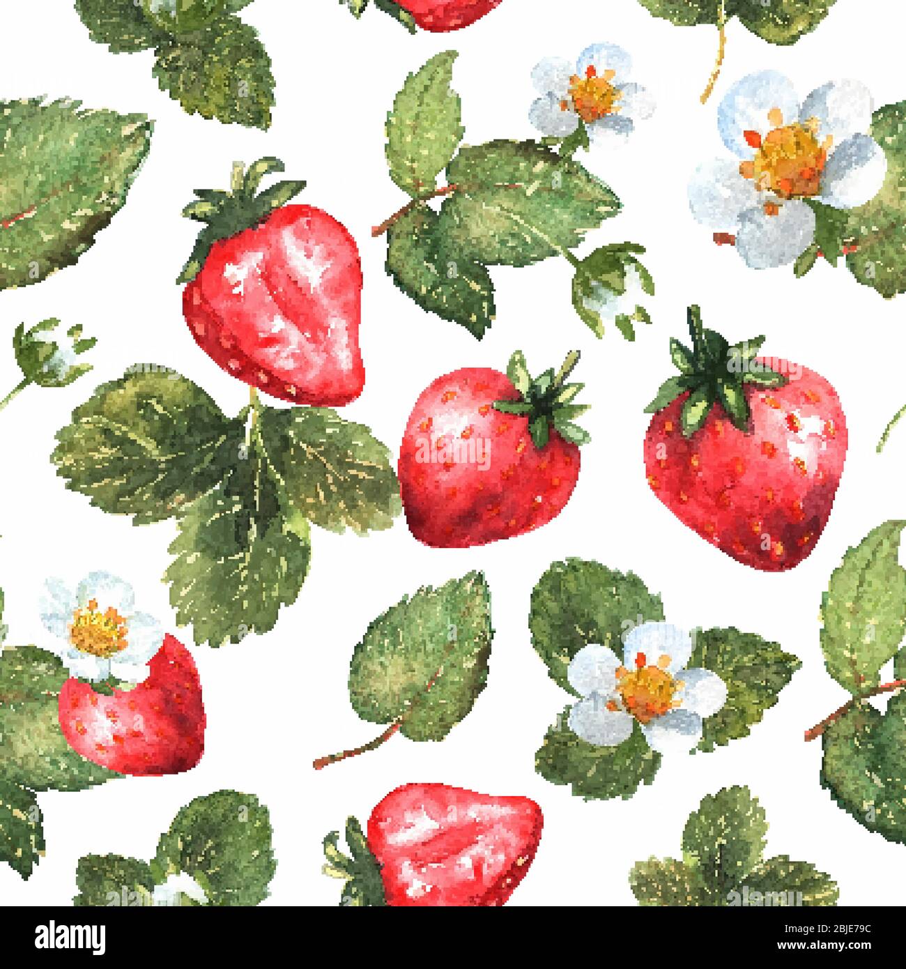 Watercolor flowers texture Stock Vector Images - Alamy