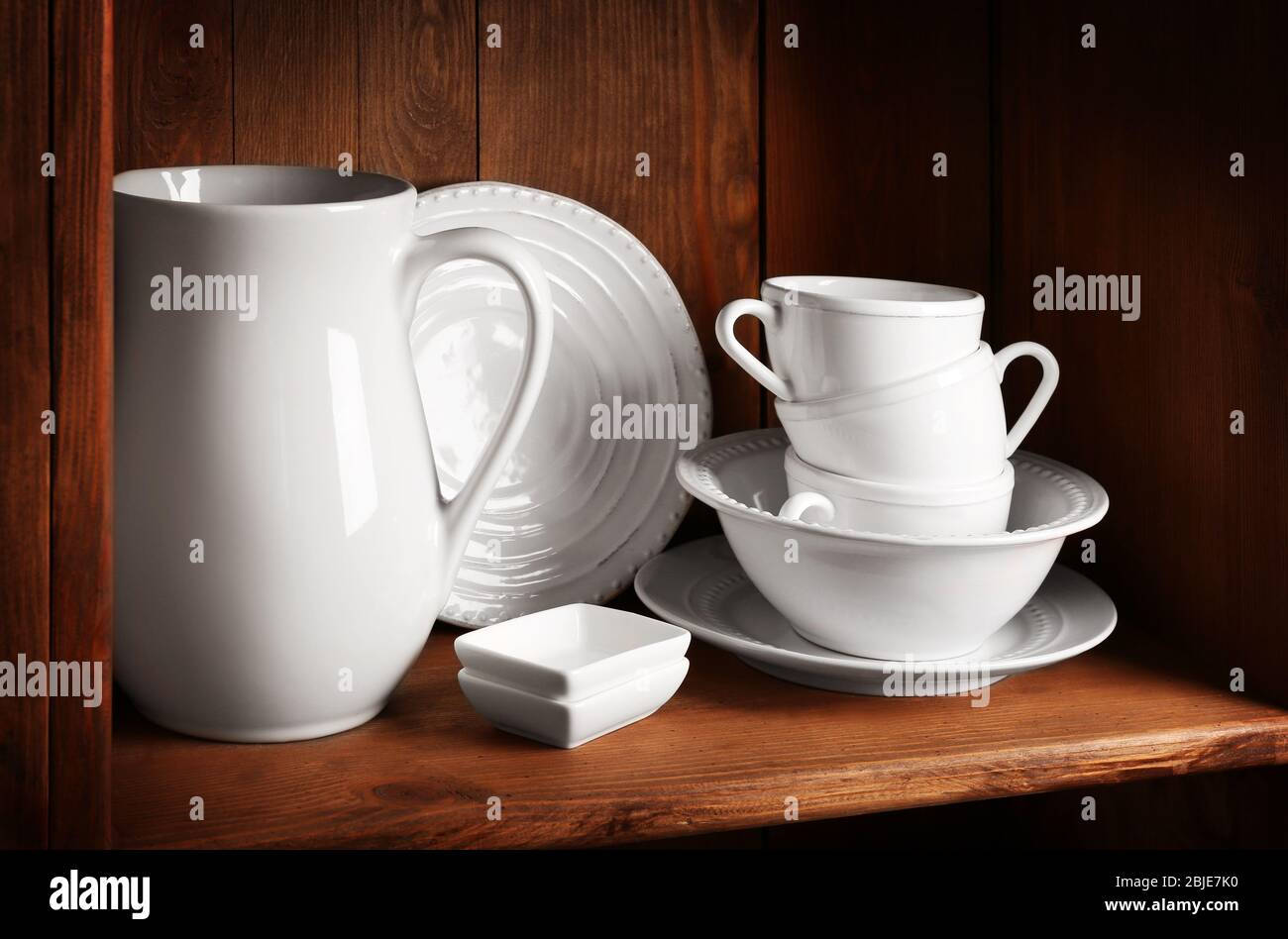 Rustic cupboard shelf hi-res stock photography and images - Alamy